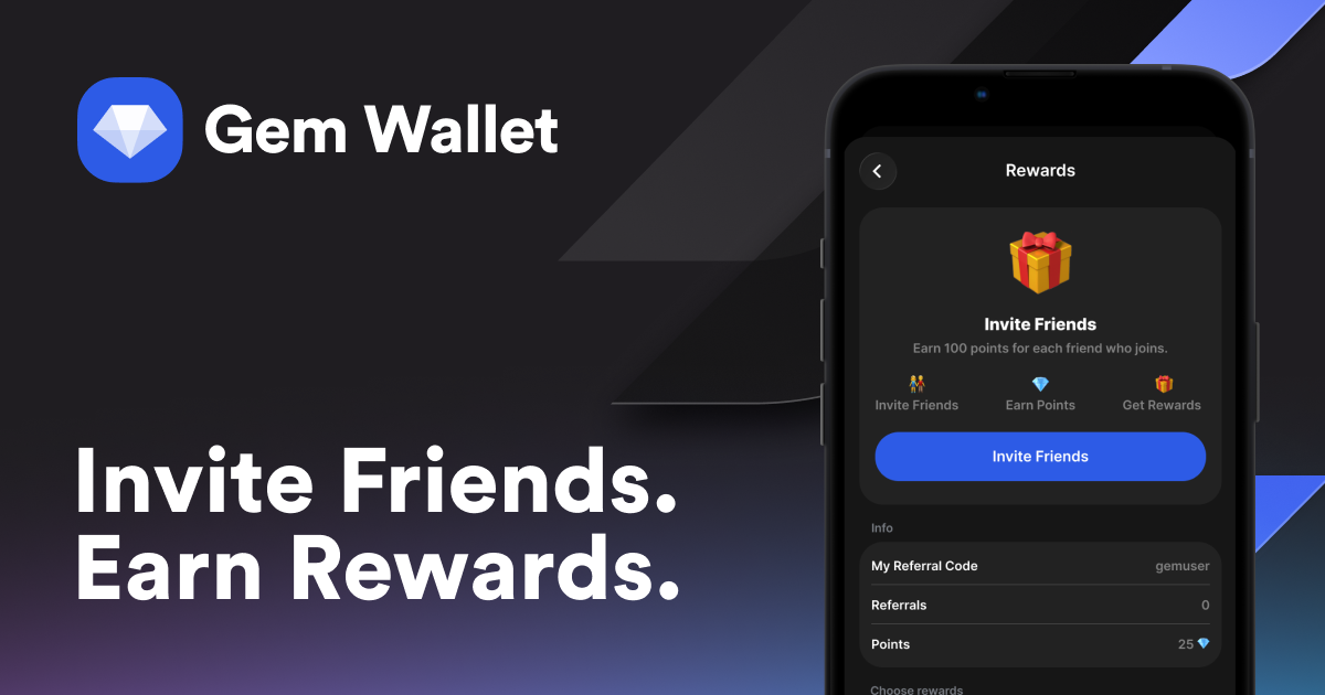 Rewards | Gem Wallet